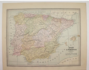 Old World Europe Map 1867 Johnson Map Europe by OldMapsandPrints