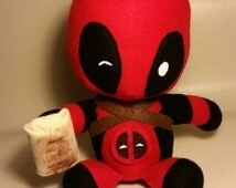 Unique deadpool plush related items | Etsy