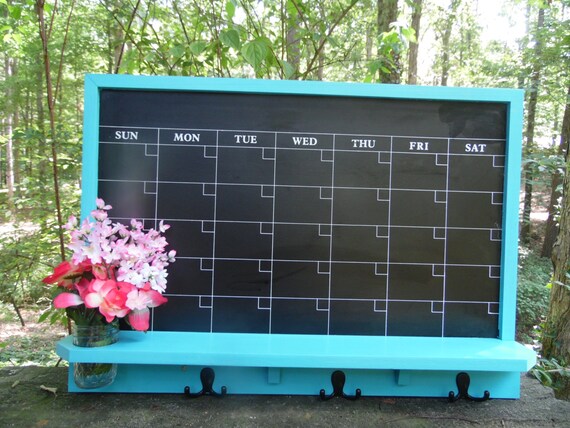 Large Chalkboard Calendar/ Message Board/Office Decor/Kitchen