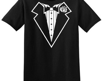Tuxedo t shirt | Etsy