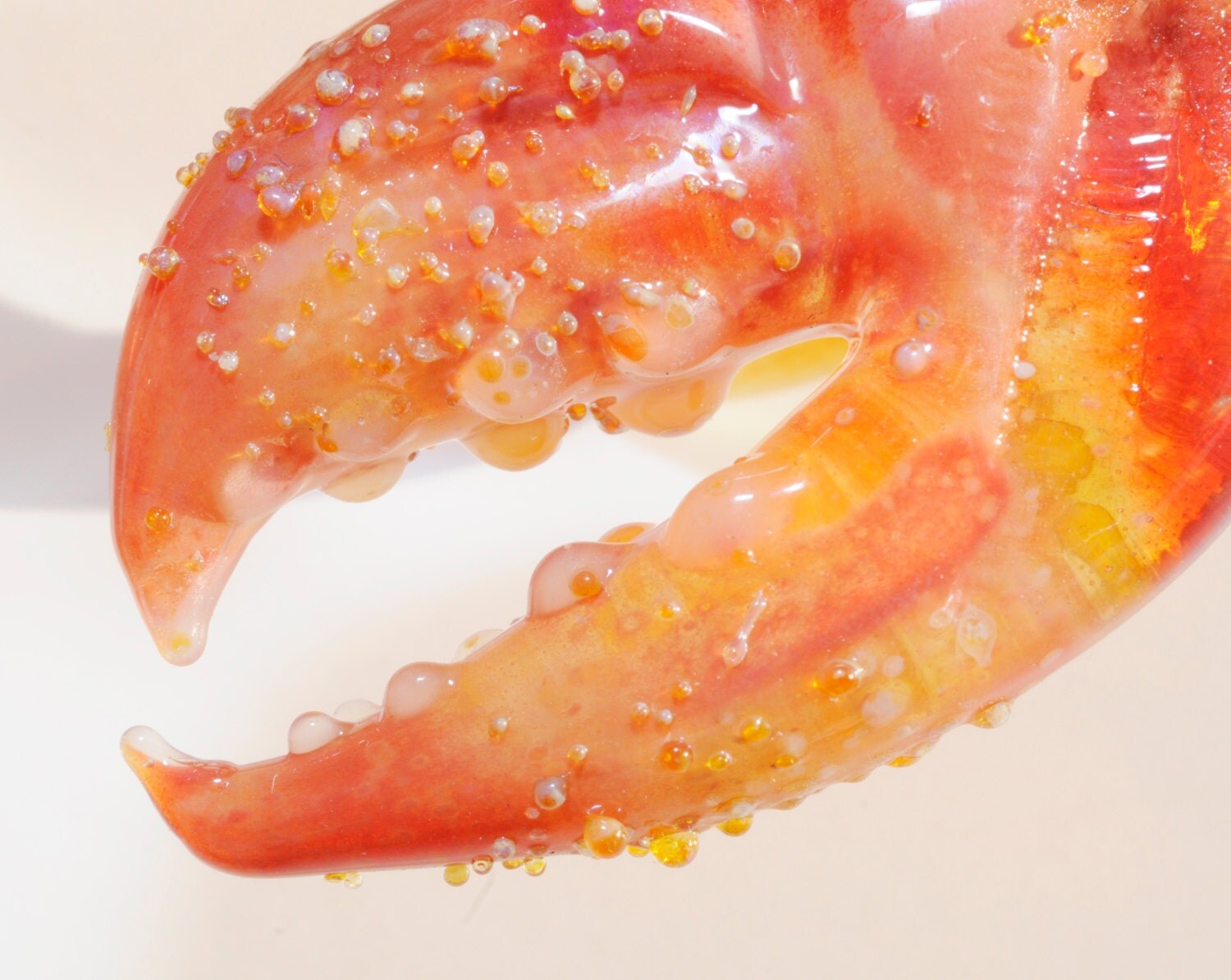 Blown Glass Crab with Sand Inside