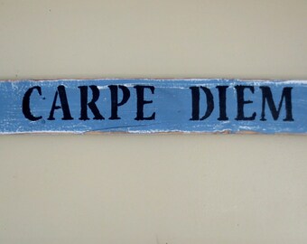 Carpe diem sign | Etsy