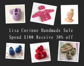 Crochet Baby Hats & Crochet Baby Booties by LisaCorinneHandmade