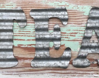Metal Letters/Tin / Rustic Decor/Sign/FARM by CountryGirlMarket
