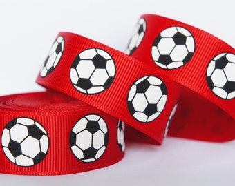 Soccer ball ribbon | Etsy