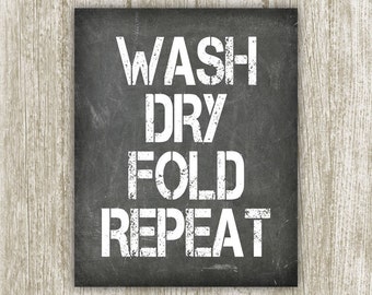 Laundry quote | Etsy