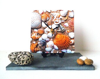 Seashell clock | Etsy