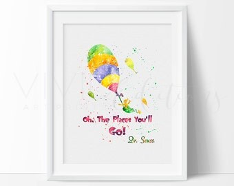 Dr seuss poster | Etsy