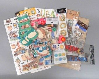 Unique chipboard stickers related items | Etsy