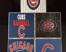 Popular items for chicago cubs coaster on Etsy