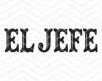 El jefe design | Etsy