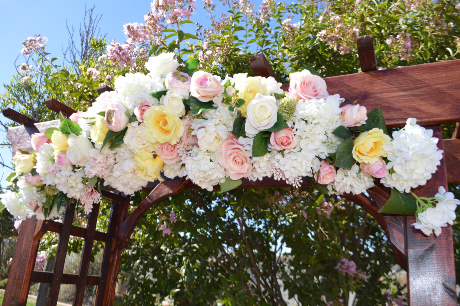 Wedding Arch Coral Arch Wedding Arch flowers Arbor Flowers
