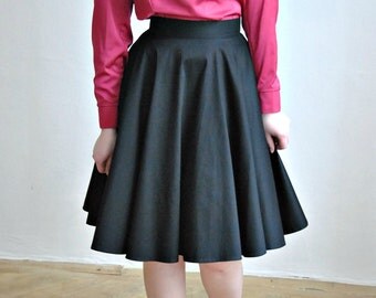 Unique full circle skirt related items | Etsy