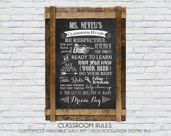 High school rules | Etsy