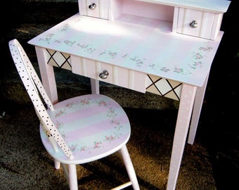 Hand painted desk | Etsy