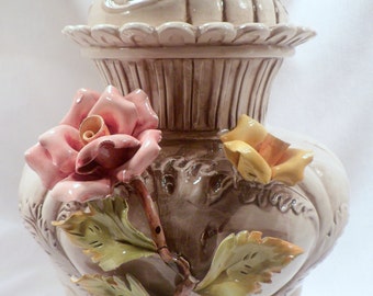 Capodimonte vase | Etsy