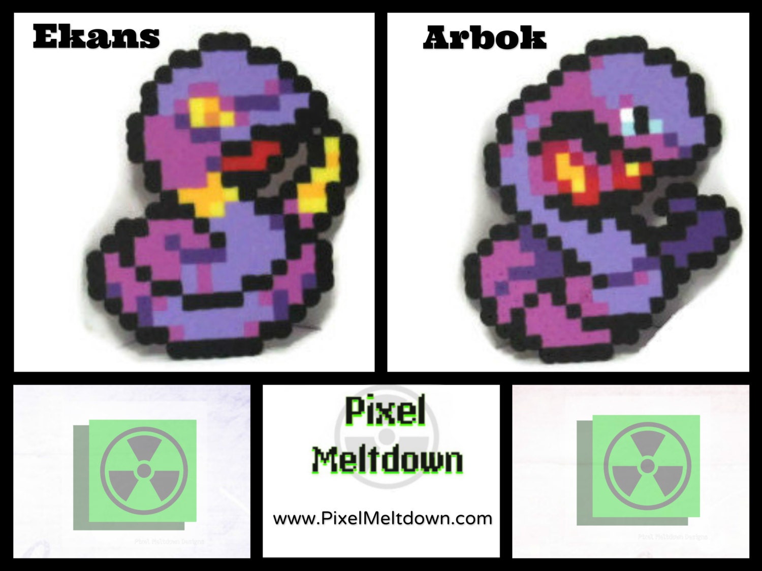 Ekans Arbok Pokemon Pixel Art