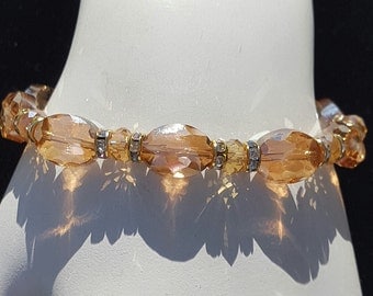 Crystal bracelet | Etsy