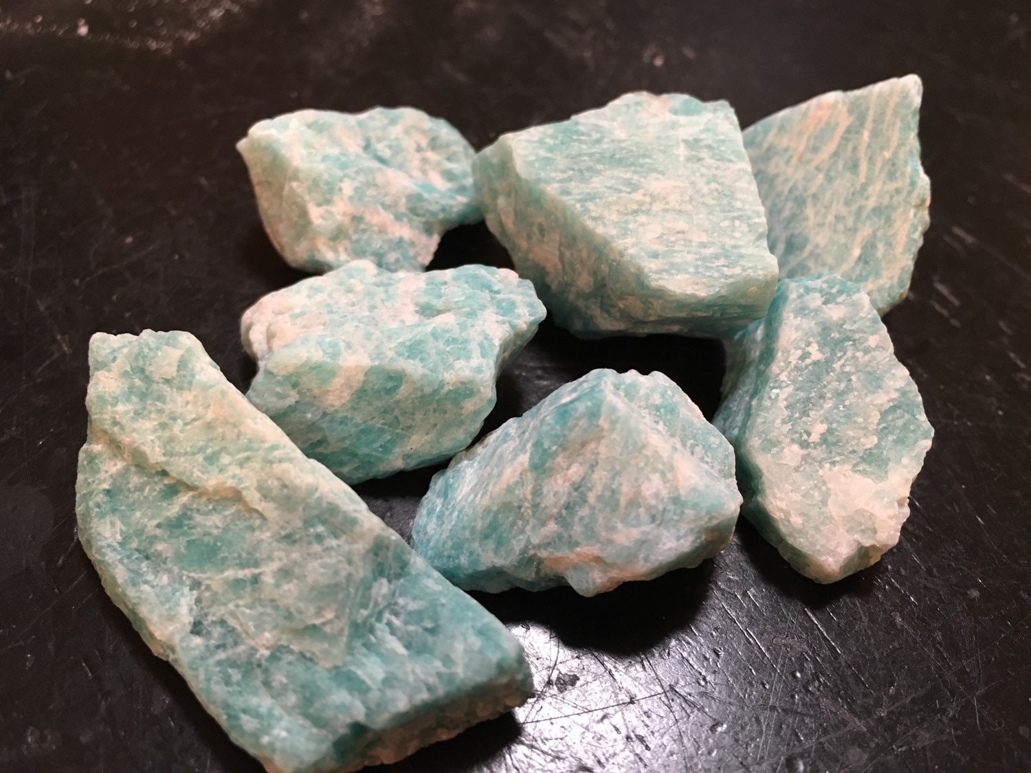 raw amazonite crystal raw amazonite stone by NewMoonBeginnings