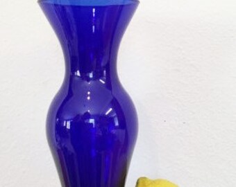 Unique navy blue vase related items | Etsy