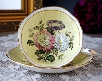 H M Sutherland Tea Cup and Saucer English by TeacupsAndOldLace