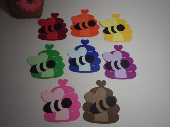 Bumble Bee and Bee Hive Color Match Activity File Folder