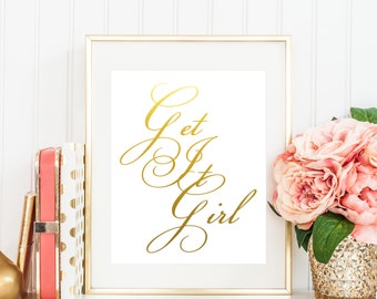 Girly poster | Etsy