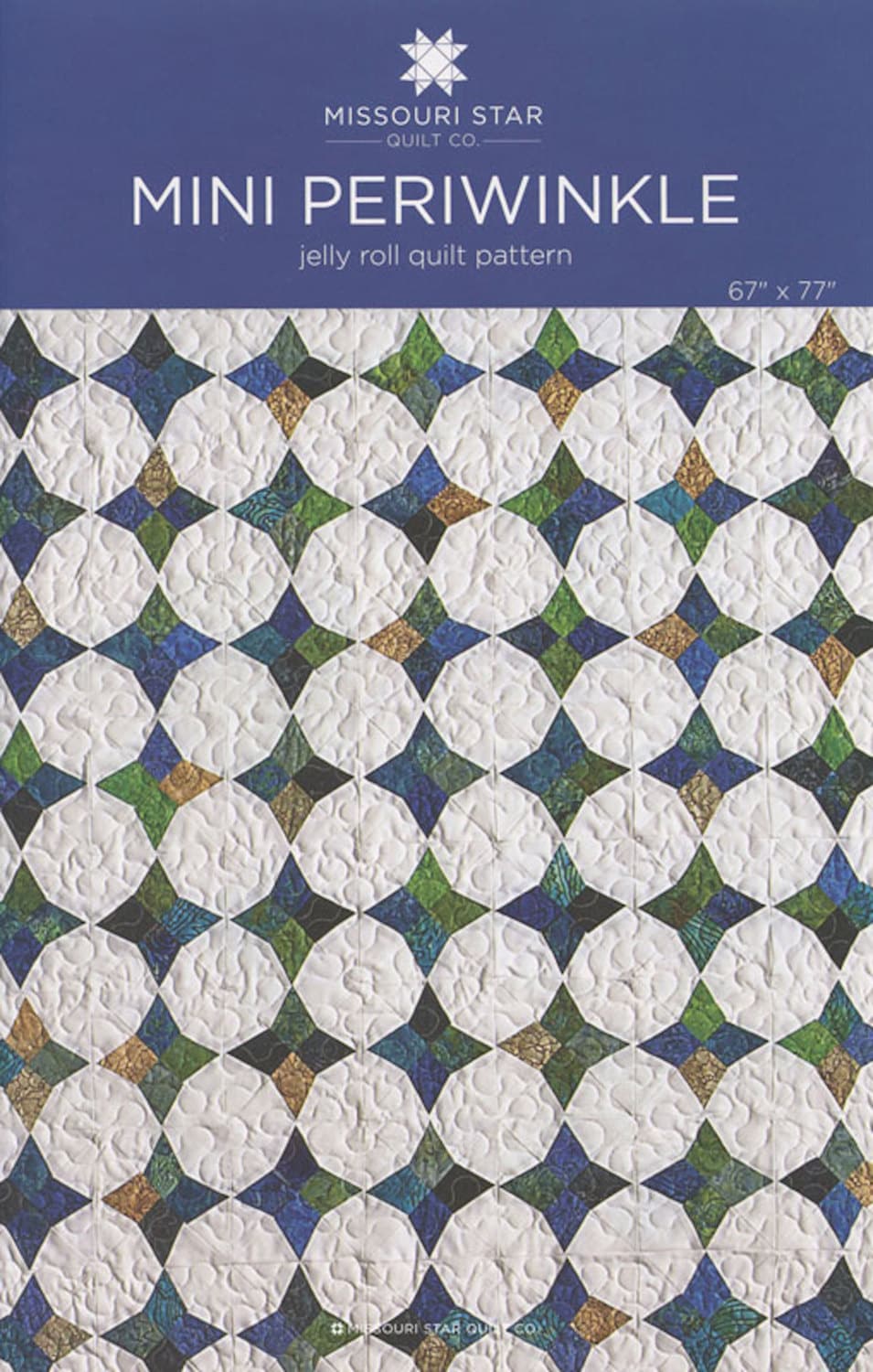 MSQC Mini Periwinkle Quilt Pattern for 5