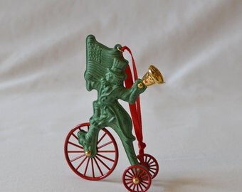 Items similar to Hallmark Cool Uncle Sam Snowman Miniature Ornament ...