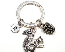 Popular items for squirrel key chain on Etsy