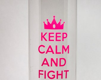 Items similar to Keep Calm and Fight On Cross Stitch Pattern on Etsy