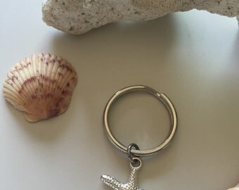 Starfish keychain | Etsy