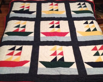 Items similar to Pirate Ship Quilt Pattern on Etsy