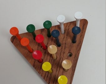 Wood peg game | Etsy