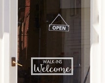 Unique walk ins welcome related items | Etsy