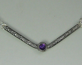 V shaped necklace | Etsy