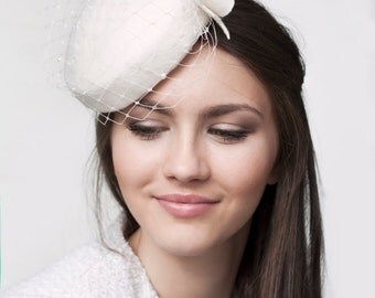 Vintage ivory hat | Etsy