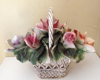 Capodimonte flower | Etsy