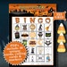 Halloween Orange 5x5 Bingo printable PDFs contain everything