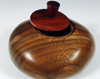 Lathe turned box | Etsy