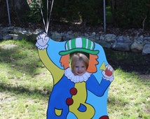 Unique clown photo booth related items | Etsy