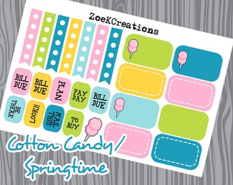 Unique cotton candy labels related items | Etsy