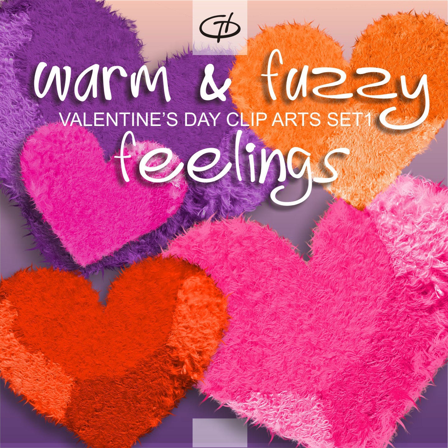 Valentine's Hearts clip arts Warm & Fuzzy Feelings