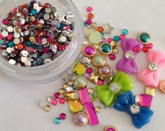 Unique nail decorations related items | Etsy