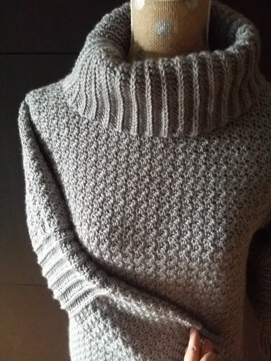 How To Crochet A Cowl Neck Sweater at George Delano blog