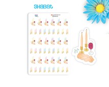 Unique shabbat shalom related items | Etsy