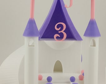 Castle cake topper | Etsy