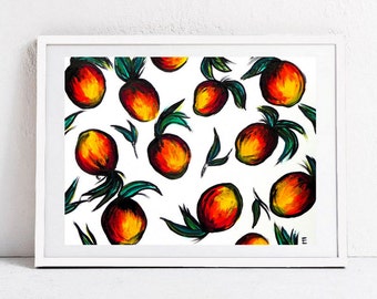 Mango painting | Etsy