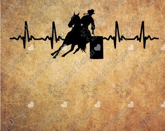 Barrel racing | Etsy