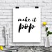 Make It Pop Poster Design Poster Printable by FreshMadeDigital
